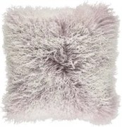 Natures Collection designové kožešinové polštáře Tibetan Sheepskin Snow Collection (60 x 60 cm)