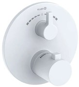 Kludi Nova Fonte - Termostatická baterie pod omítku, pro 2 spotřebiče, matná bílá 208105315