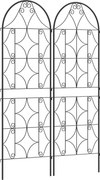 Outsunny Kovový Trelis 2 balení pro Vložení Odolný proti Korozi Trelis pro Popínavé Rostliny 50x150 cm Zahradní Mřížka pro Růst Rostlin Vnitřní Trelis