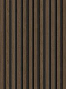 Mexen Lam-B, akustické stěnové lamely 275 × 30 cm, HDF deska 4 mm, technická dýha, ořech espresso, S100-275307-3015-019