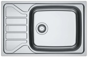 Franke Flash - Dřez FLN 611-78 LB, 78x50 cm, nerez 101.0712.174