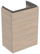 Geberit Acanto - Umyvadlová skříňka, 54x39x25 cm, 1 dvířka, panty L/P, dub 503.001.JH.1