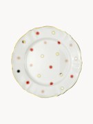 Ručně vyrobený mělký talíř z porcelánu Abracadabra