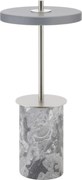 Šedá mramorová LED stmívatelná stolní lampa s kovovým stínidlem (výška 25,5 cm) Asteria Move Mini – UMAGE