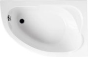 Polimat Akrylátová asymetrická vana Standard 130x85 L(R) AS Barva: Bílá, Orientace: Pravá