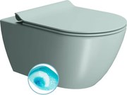 GSI GSI, PURA závěsná WC mísa, Swirlflush, 36x55cm, ghiaccio dual-mat, 881515