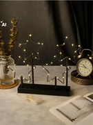 Sinsay - LED lampička s hvězdičkami - černá