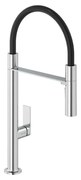 Kludi Qord - Dřezová baterie s flexibilním ramenem, chrom 568590575