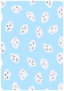 Koberec s potiskem vícebarevný 160 x 230 cm textil