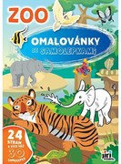 Jiri Models Omalovánky A4 se samolepkami Zoo