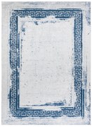 Dywany Łuszczów, Kusový koberec ANDRE Greek 1213, 160x220, modrá, chodba / předsíň