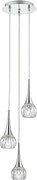 Där Lighting LYA0350 - Lustr na lanku LYALL 3xG9/40W/230V lesklý chrom