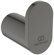 Antracitový nástěnný kovový háček Conca – Ideal Standard