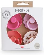 Frigg Set 4ks dudlíků Frigg Rosy Romance vel.1 kaučuk