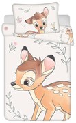 Bavlněné dětské povlečení do postýlky 100x135 cm Bambi "Beige" – Jerry Fabrics