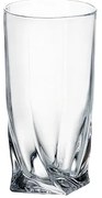 Crystal Bohemia Sklenice QUADRO 350 ml, 6 ks