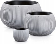 Květináč Bowl Kula Beton DKB370 240 150 Sada 3v1