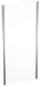 Geberit GEO - Sprchová stěna 90x190 cm, stříbrná/čiré sklo 560.127.00.2