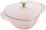 Staub Litinový hrnec ve tvaru srdce, 20 cm / 1,75 l, růžový 1030211