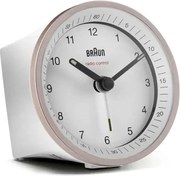 Braun - Analogový budík BC07, růžová/bílá 4007218670991