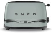 Smeg Toustovač Porsche x SMEG, 50's Retro Style, 2x2 950 W, šedozelená TSF01PSGEU