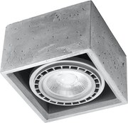 Sollux Lighting Stropní svítidlo QUATRO 1 beton