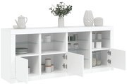 Příborník s LED osvětlením bílý 164 x 37 x 67 cm 3209051