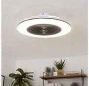 Brilagi - LED Stmívatelné svítidlo s ventilátorem AURA LED/38W/230V černá + DO