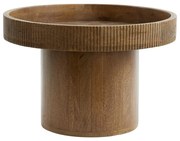 Kulatý odkládací stolek z mangového dřeva ø 50 cm Kalomo – Light & Living