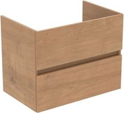 Ideal Standard Eurovit+ - Umyvadlová skříňka, 70x55x44 cm, 2 zásuvky, přírodní dub R0261Y8