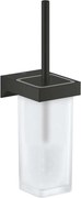 Grohe Selection Cube - WC štětka nástěnná s držákem, mléčné sklo/matná černá 408572430
