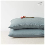 Lněný povlak na polštář 50x70 cm Blue Fog – Linen Tales