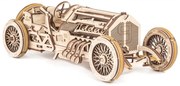 Ugears 3D dřevěné mechanické puzzle U9 Auto (Grand Prix)