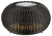LA 1008388 ADEGAN venkovní stojací lampa, plochá, solární, 2200 K, IP65, černá - BIG WHITE (SLV)