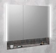 Sapho, INTEGRA zápustná galerka s LED osvětlením, 95x70cm, IN095