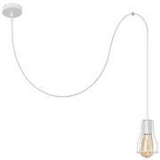 Helam Lustr na lanku TUBE 1xE27/15W/230V bílá W-KM 1924/1K WT