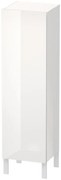 Duravit L-Cube - Skříňka vysoká 132x40x36 cm, levá, lesklá bílá LC1178L2222