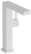 Hansgrohe Tecturis E - Umyvadlová baterie s výpustí Push-Open, CoolStart, EcoSmart, matná bílá 73063700