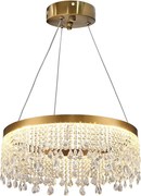 Toolight Toolight, LED závěsné osvětlení 40cm, 18W, 4000K, APP1730-1CP, zlatá, OSW-04341