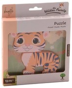 Jouéco  The Wildies Family dřevěné mini puzzle Tiger