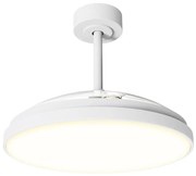 Aigostar-LED Stmívatelný str. ventilátor LED/50W/230V 2700-6500K 106cm+DO bílá