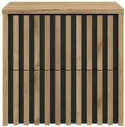 Koupelnová skříňka s krycí deskou SAT Delano 60x56x45 cm dub mat DELANO60ZDCDE
