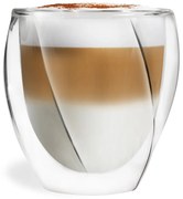 Dvoustěnné hrnky na cappuccino v sadě 2 ks 250 ml Cristallo – Vialli Design