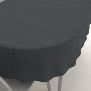 Biante Oválný ubrus/imitace broušené kůže Alcantara ALC-016 Antracitově šedý 50x100 cm