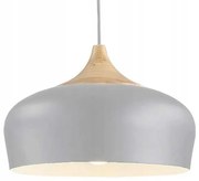 Toolight Samostatná závěsná stropní lampa Bari šedá