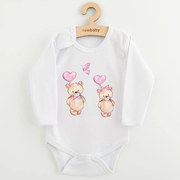 Dětské body s potiskem New Baby Love Bears, vel. 62 (3-6m)
