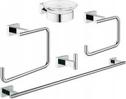 Grohe Essentials Cube Sada koupelnových doplňků 5 v 1 Grohe 40758001