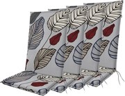 Doppler LIVING 5703 - set 4 ks polstrů na křeslo s vysokým opěradlem