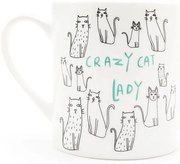 Porcelánový hrnek Cat, 300 ml – hravý design s motivem koček