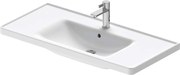 Duravit D-Neo - Umyvadlo 100x48 cm, s přepadem, otvor pro baterii, matná bílá 2367103200
